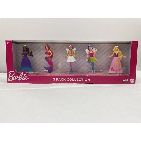 Barbie | Toys | Barbie Mattel 5 Pc Micro Collectionfairy Mermaid ...